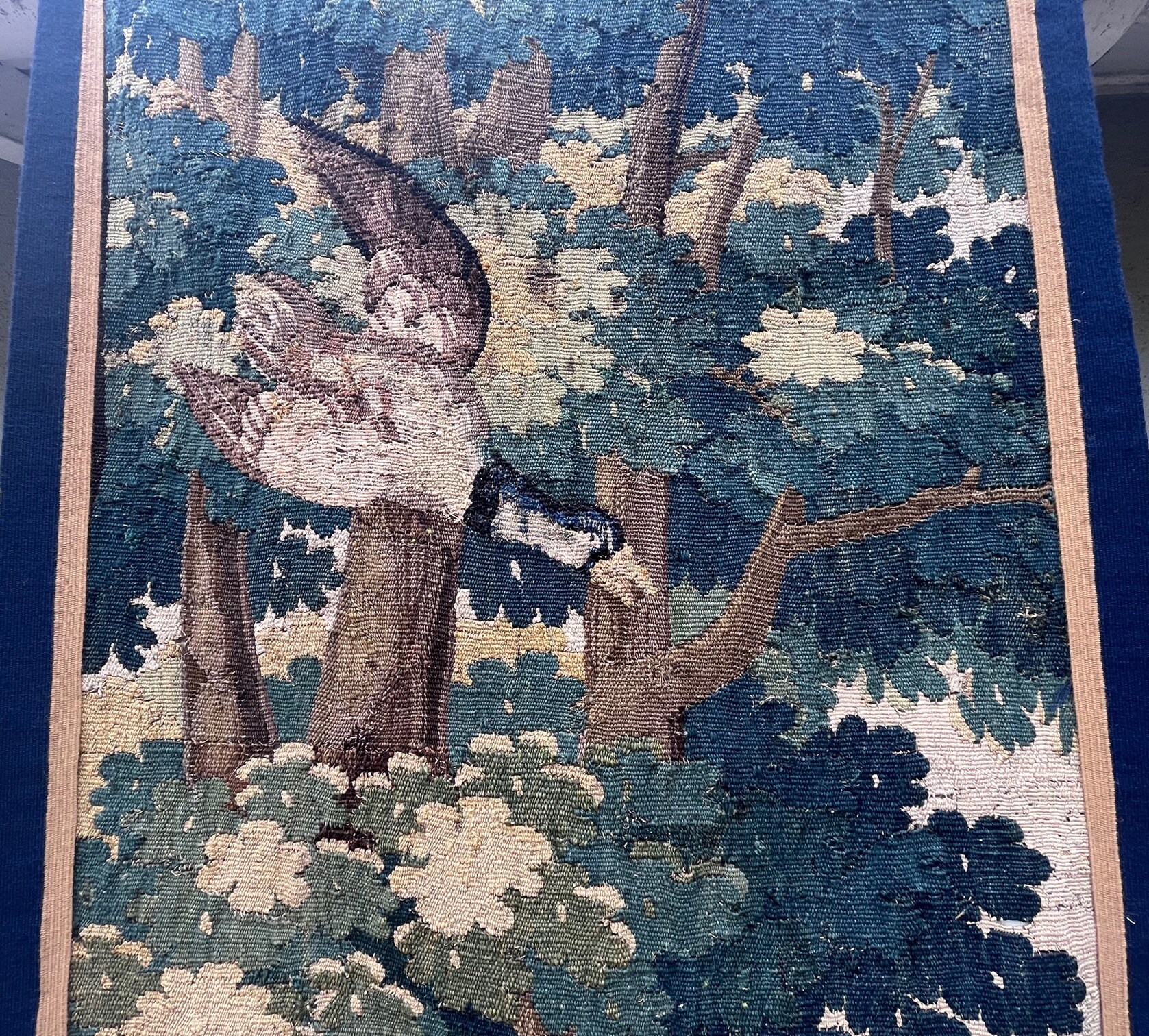 18th Century Verdure Tapestry With Duck Flying - Etsy