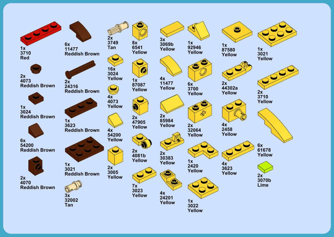 LEGO Building Instructions Hangover Automata Made With - Etsy Israel