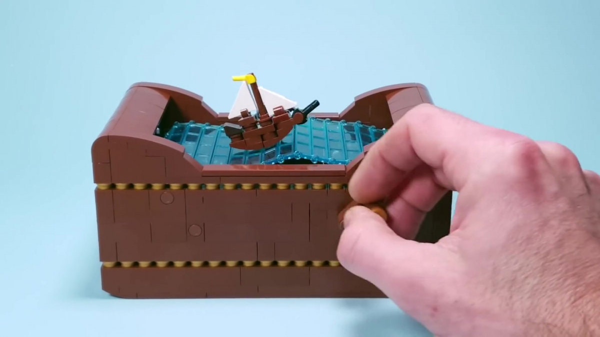 LEGO Building Instructions Ship at Sea Automata Made With - Etsy