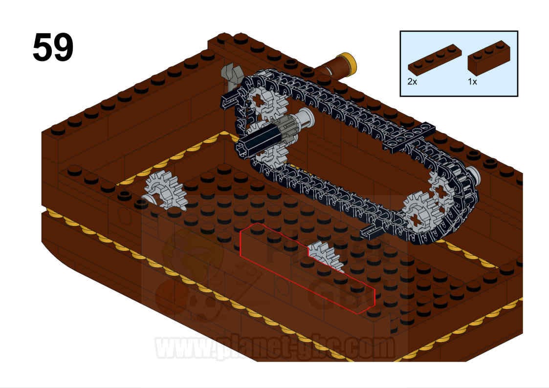 LEGO Building Instructions - Ship at Sea - Automata Made With LEGO ...