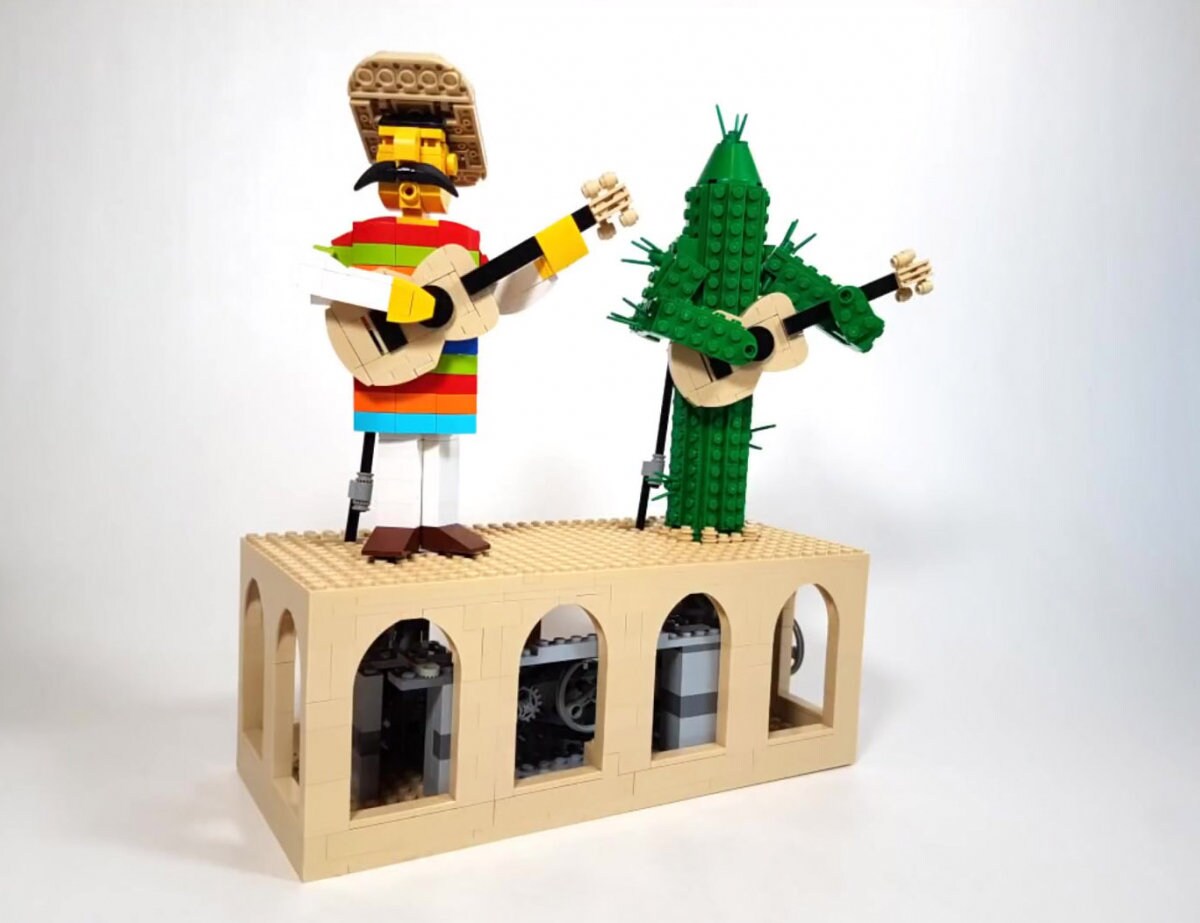 LEGO Building Instructions - Mariachi - Automata Made With LEGO Bricks ...