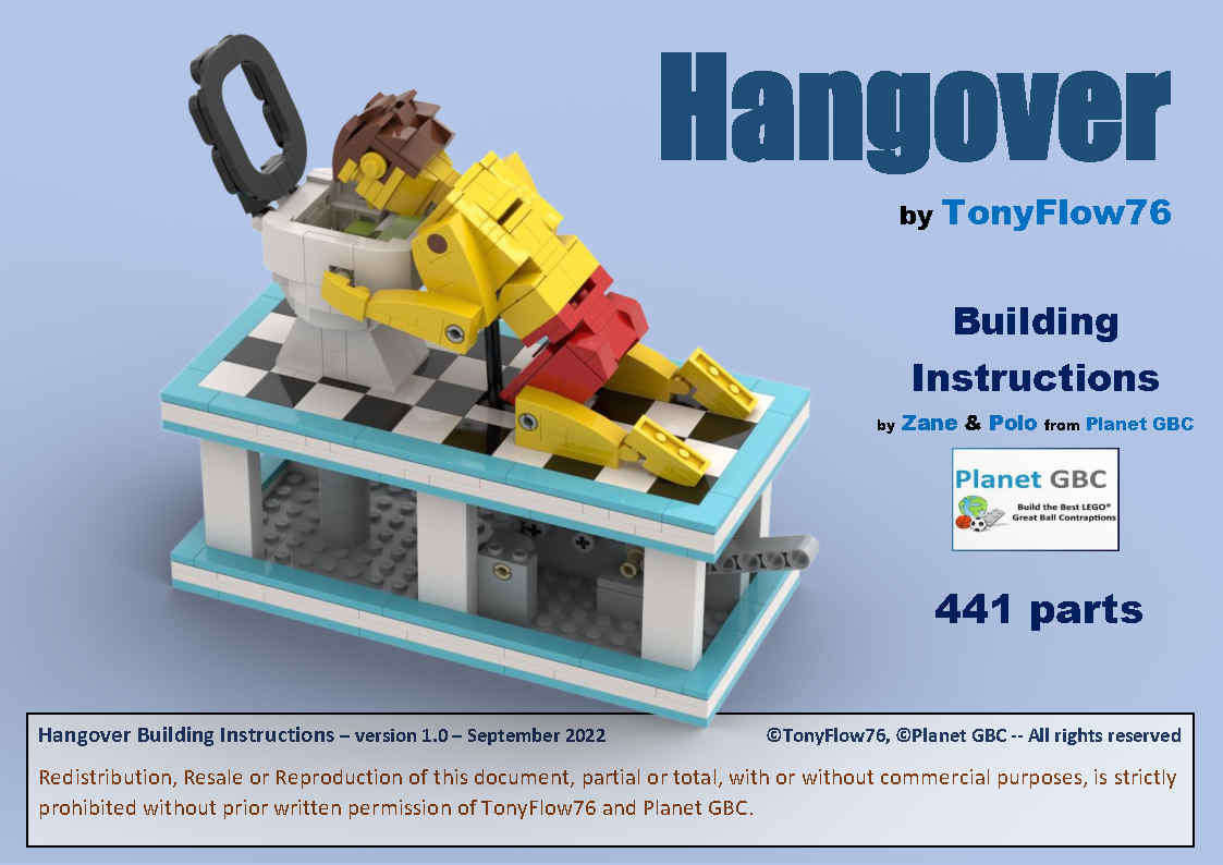 LEGO Building Instructions Hangover Automata Made With - Etsy Israel