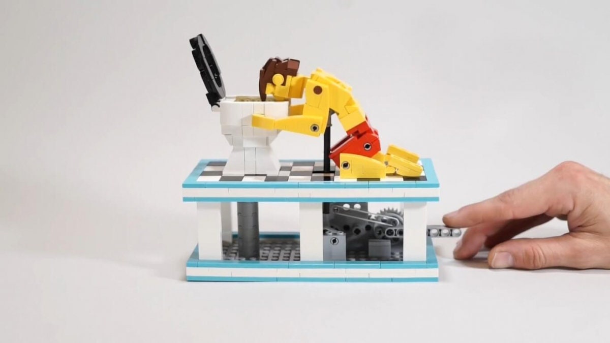 LEGO Building Instructions Hangover Automata Made With - Etsy Israel