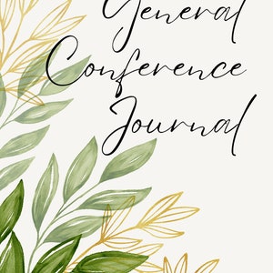 General Conference Journal: LDS Digital Notebook for Tablets (PDF ...