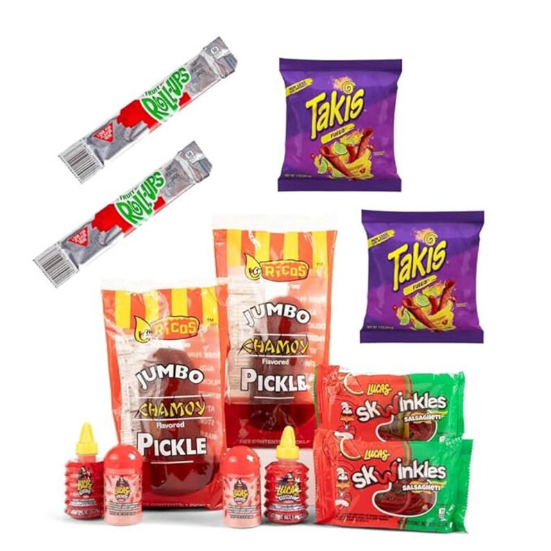 CHAMOY PICKLE KIT Takis Fuego Pickle Chamoy Pickle Gift Deluxe Pickle ...