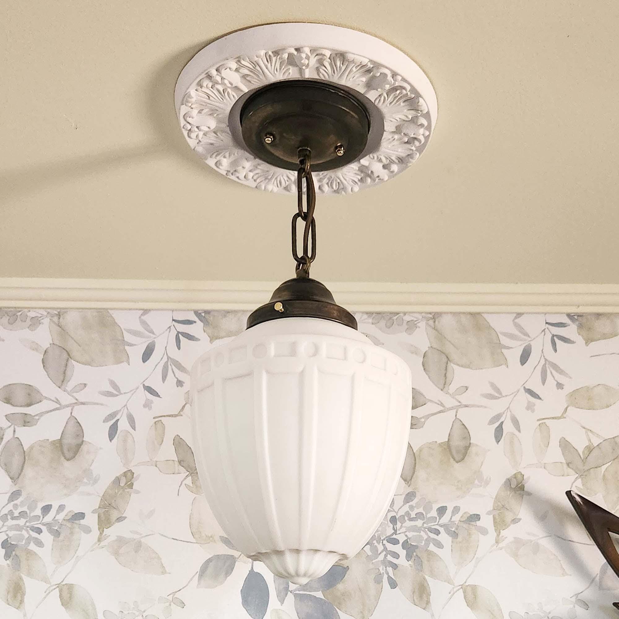 Antique Vintage 1910's - 1930's Victorian Ceiling Light Fixture ...