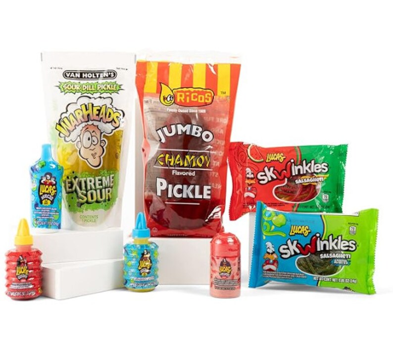 INSPIRED PICKLE KIT Handmade Snack Kit Deluxe Pickle Set Chamoy Pickle ...