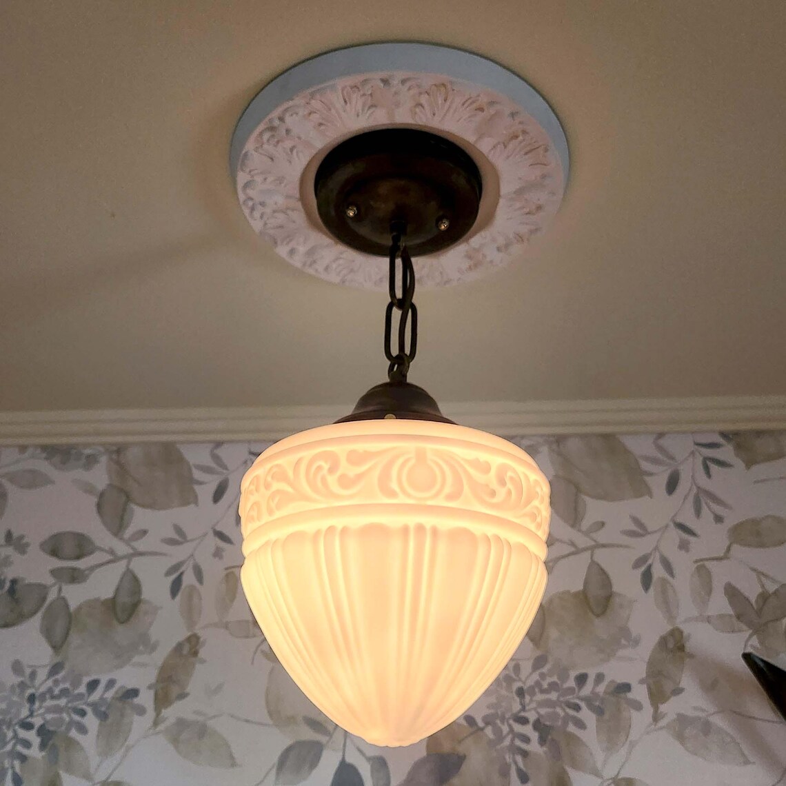 Antique Vintage 1910's - 1930's Victorian Ceiling Light Fixture ...