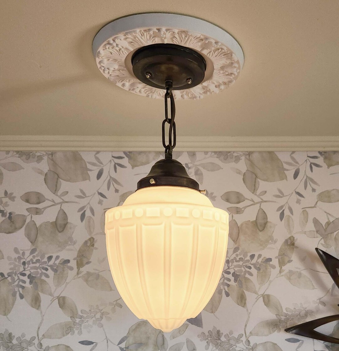 Antique Vintage 1910's - 1930's Victorian Ceiling Light Fixture ...