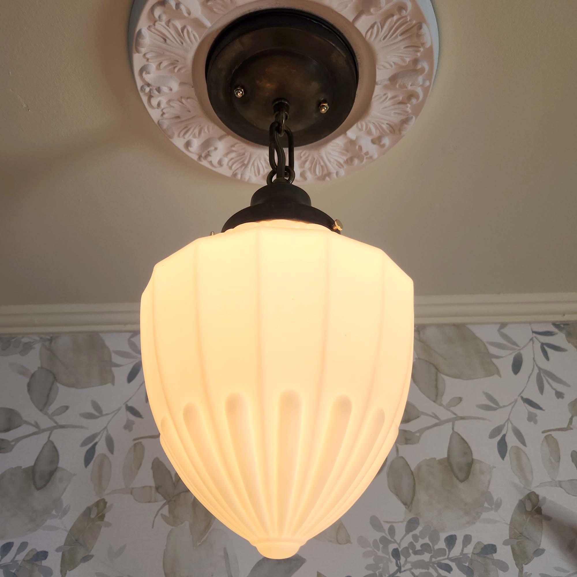 035 Antique Vintage 1910's 30's Victorian Ceiling Light Fixture ...