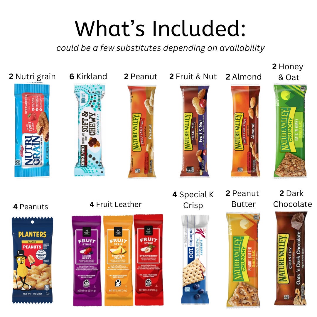 DELICIOUS SNACK PACK Variety Snack Bundle Brands Snack Pack Balanced ...