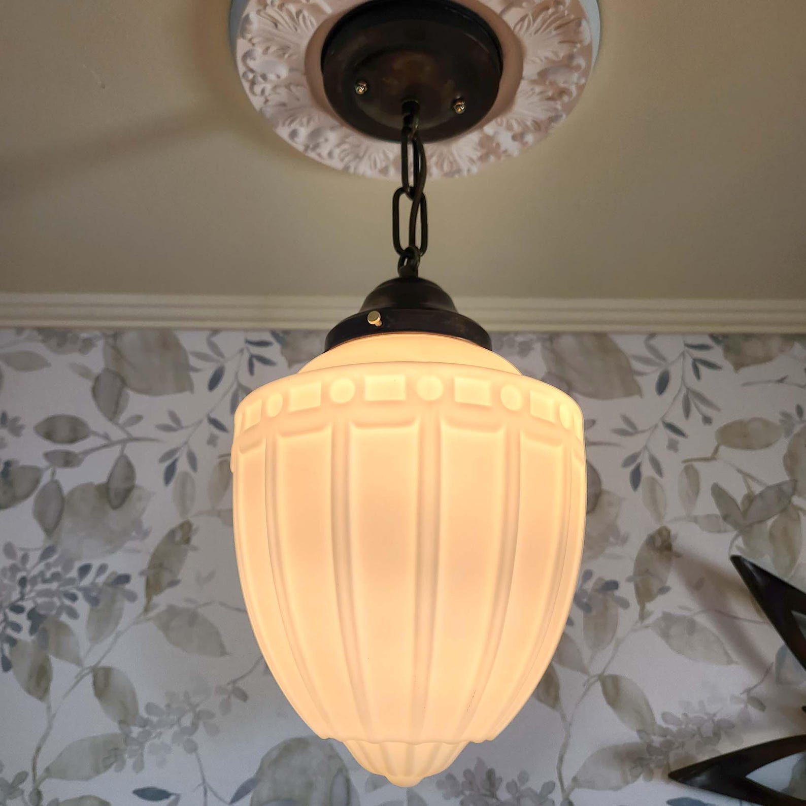 Antique Vintage 1910's - 1930's Victorian Ceiling Light Fixture ...