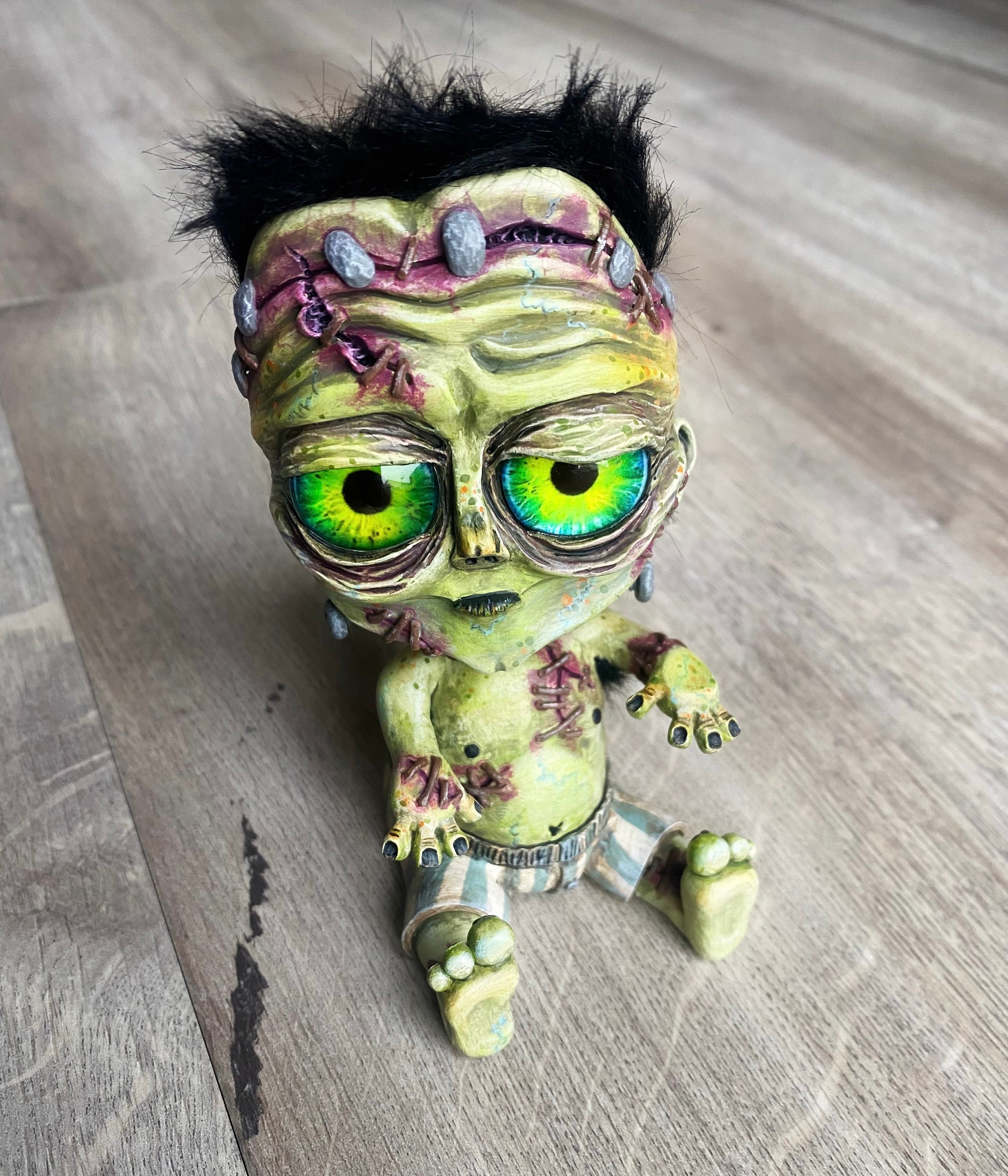 Handmade Frankenstein Figurine/ Sculptiure - Etsy