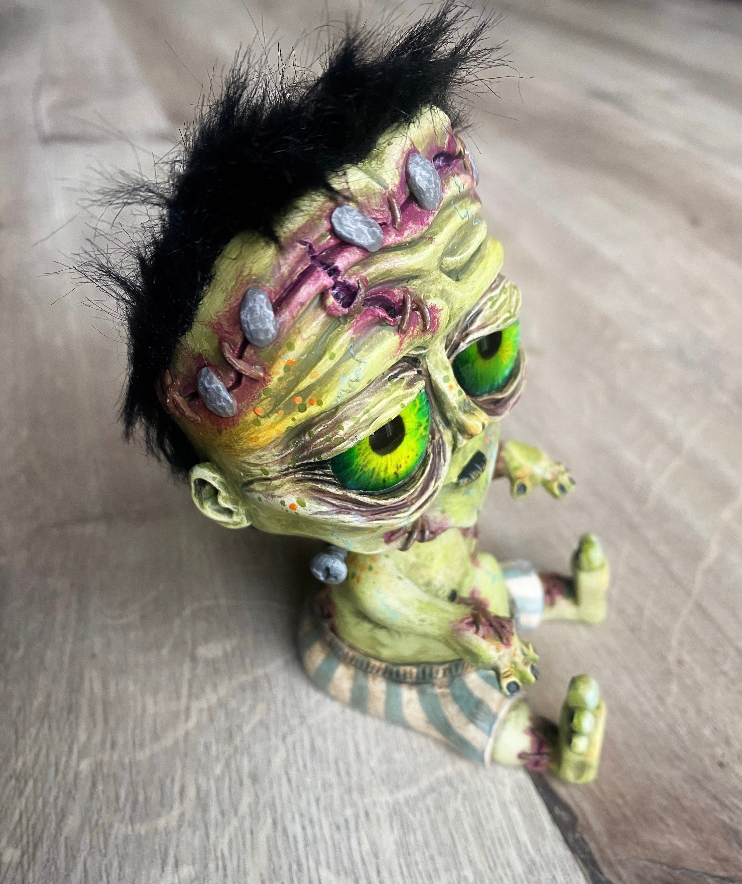 Handmade Frankenstein Figurine/ Sculptiure - Etsy