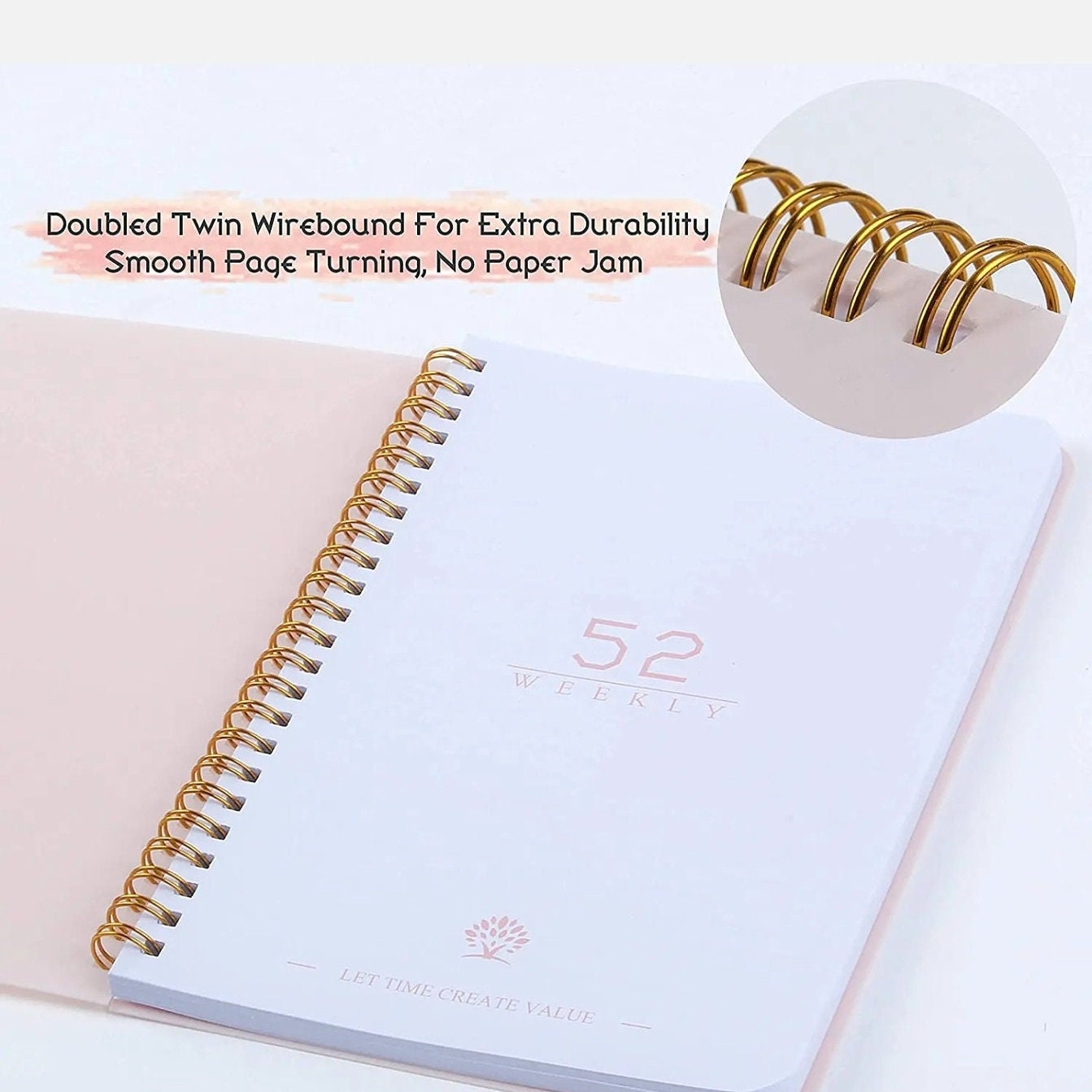 Pink Undated Weekly Planner With to Do List and Habit Tracker - Etsy
