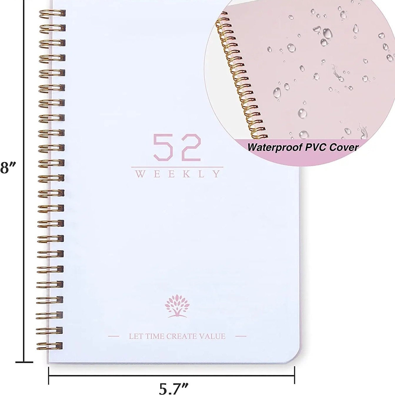 Pink Undated Weekly Planner With to Do List and Habit Tracker - Etsy