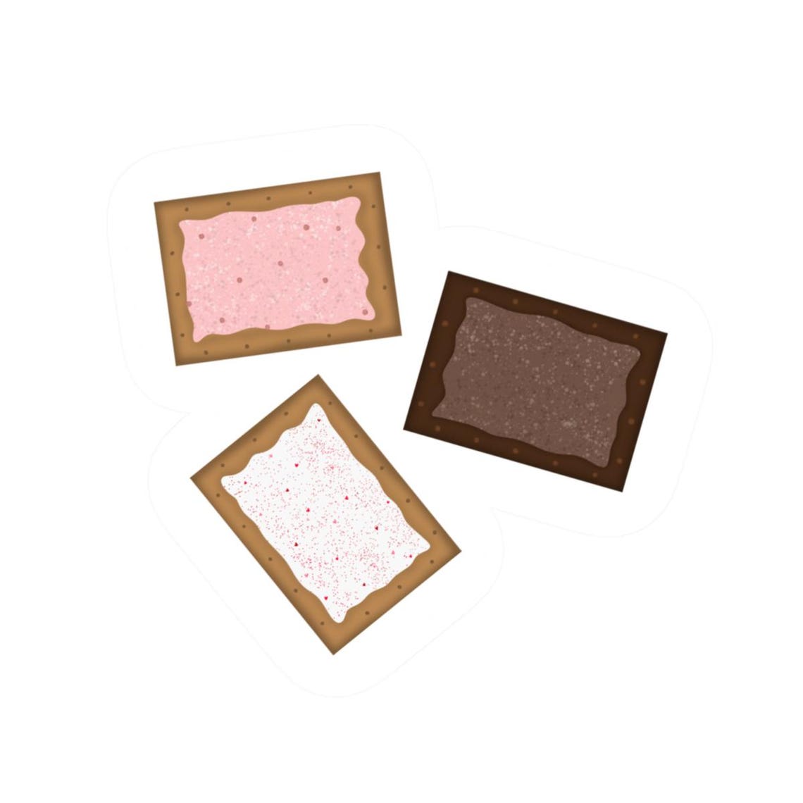 Whimsical Pop- Tart Stickers - Fun Design for Laptops, Scrapbooking ...