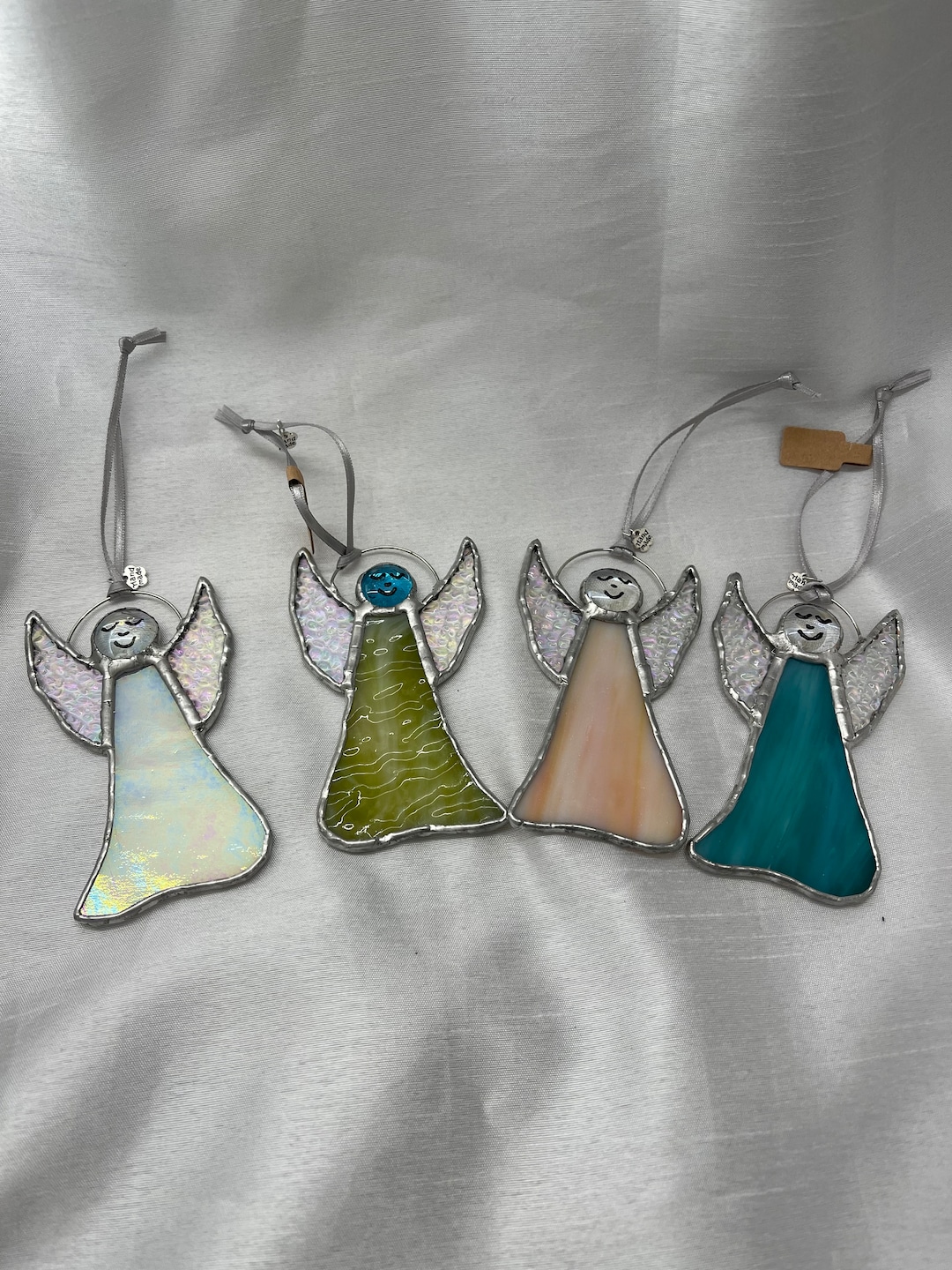 Stained Glass Christmas Angel Tree Decoration - Etsy