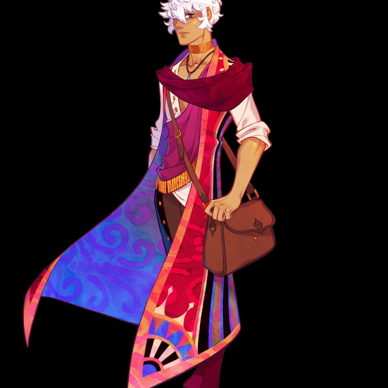 Asra Arcana 3D Figurine, Unpainted Gray Resin Model - Etsy