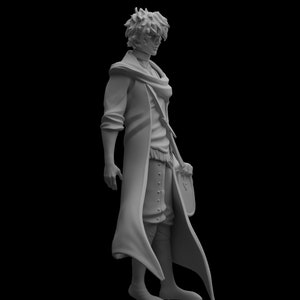 Asra Arcana 3D Figurine, Unpainted Gray Resin Model - Etsy