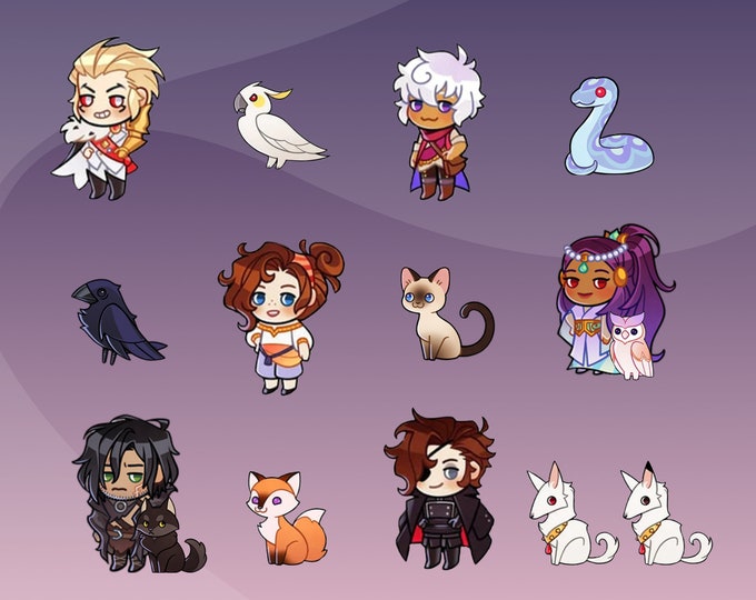 The Arcana Stickers - Etsy