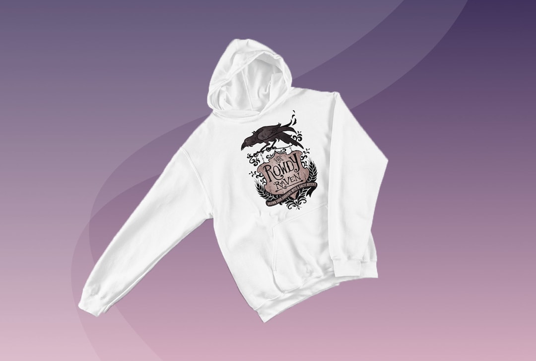 Rowdy Raven Hoodie - Etsy