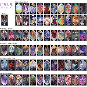 The Arcana Tarot Deck - Etsy