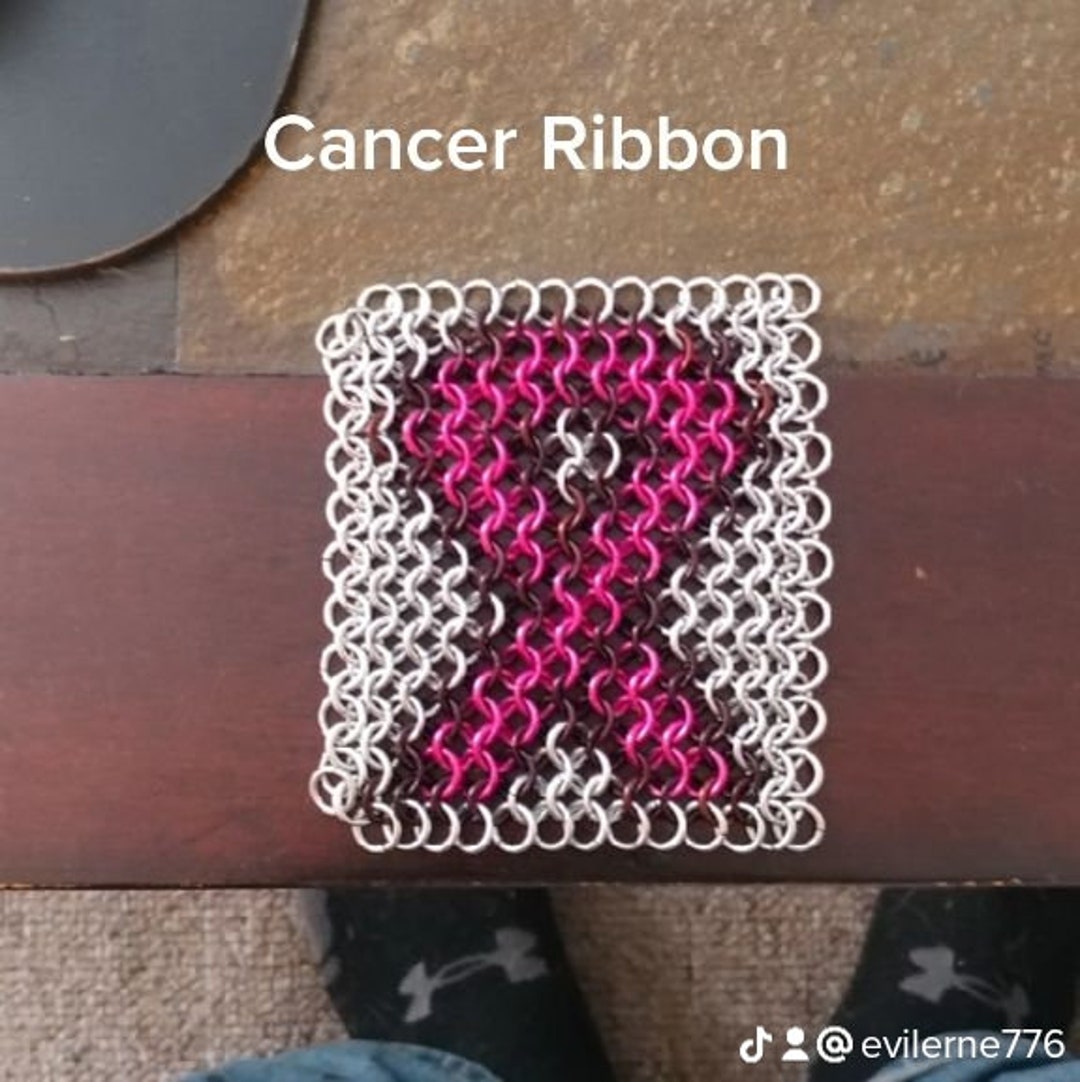 Chainmail Cancer Flag - Etsy
