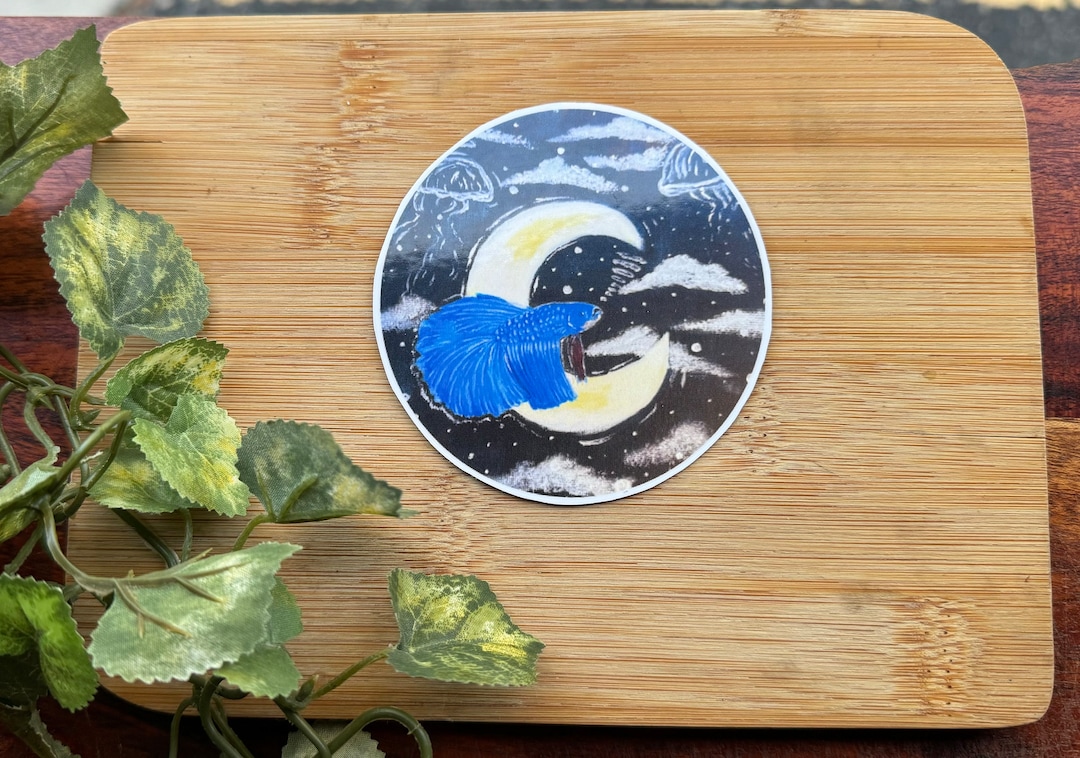 Betta Fish 3rd Dimension Stickerwaterproof, Glossy - Etsy