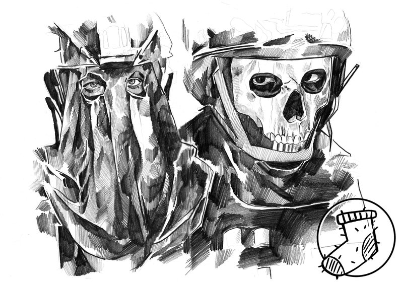 Ghost and Konig Print - Etsy