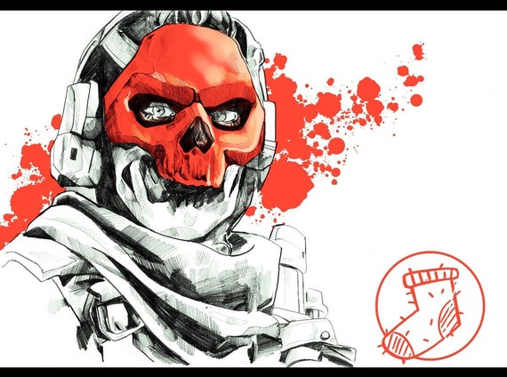 Call Of Duty Soap Drawing