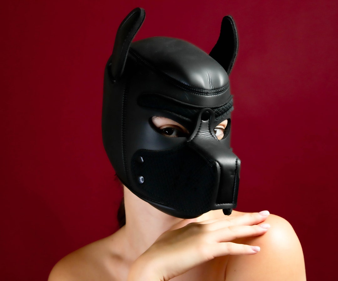 Bdsm Dog Mask Sexy Mask Kinky Hood Mask Bdsm Mask Fetish - Etsy