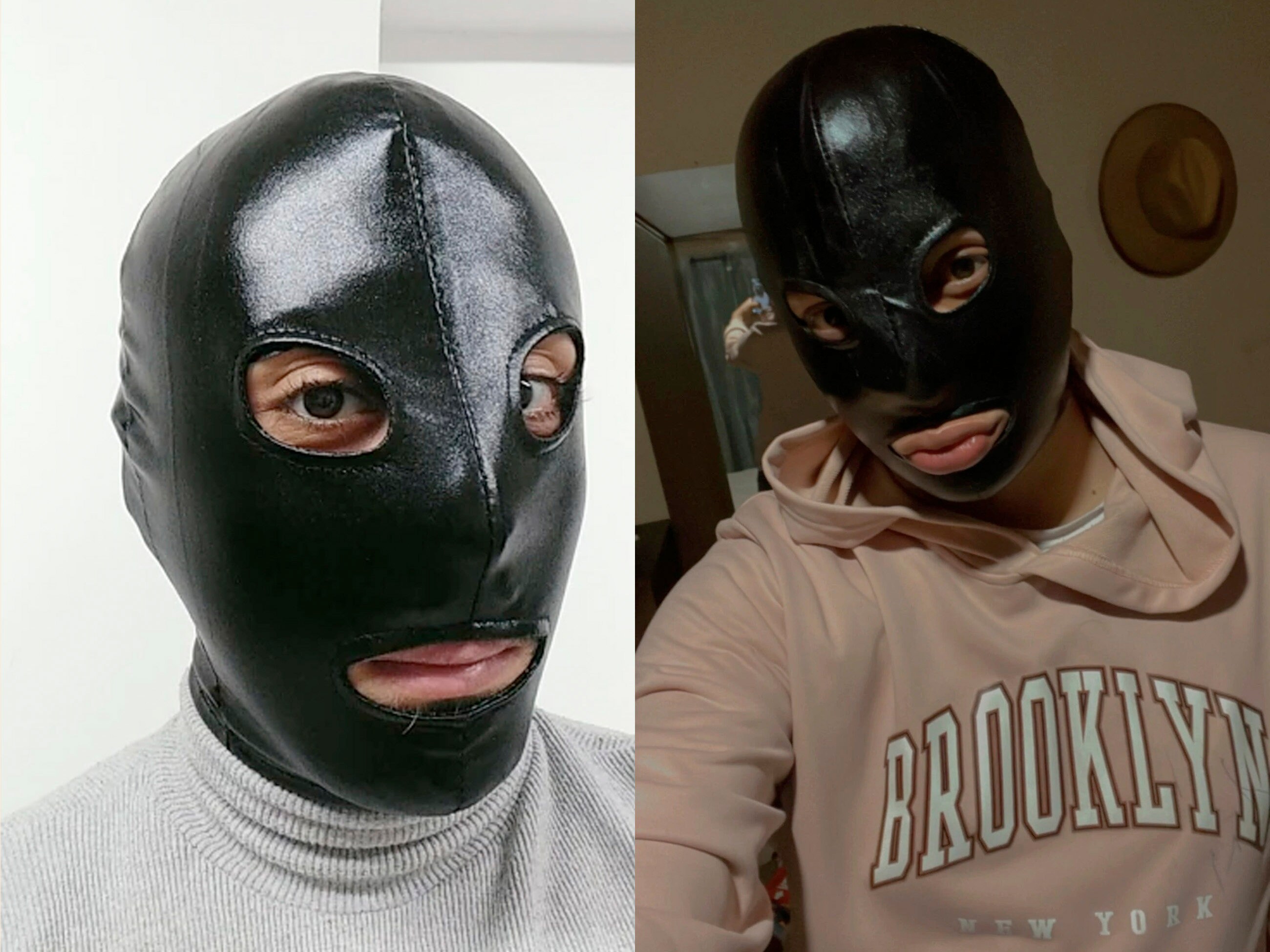 Bdsm Hood Bondage Mask Fetish Mask Sex Face Mask Sex Hood Etsy