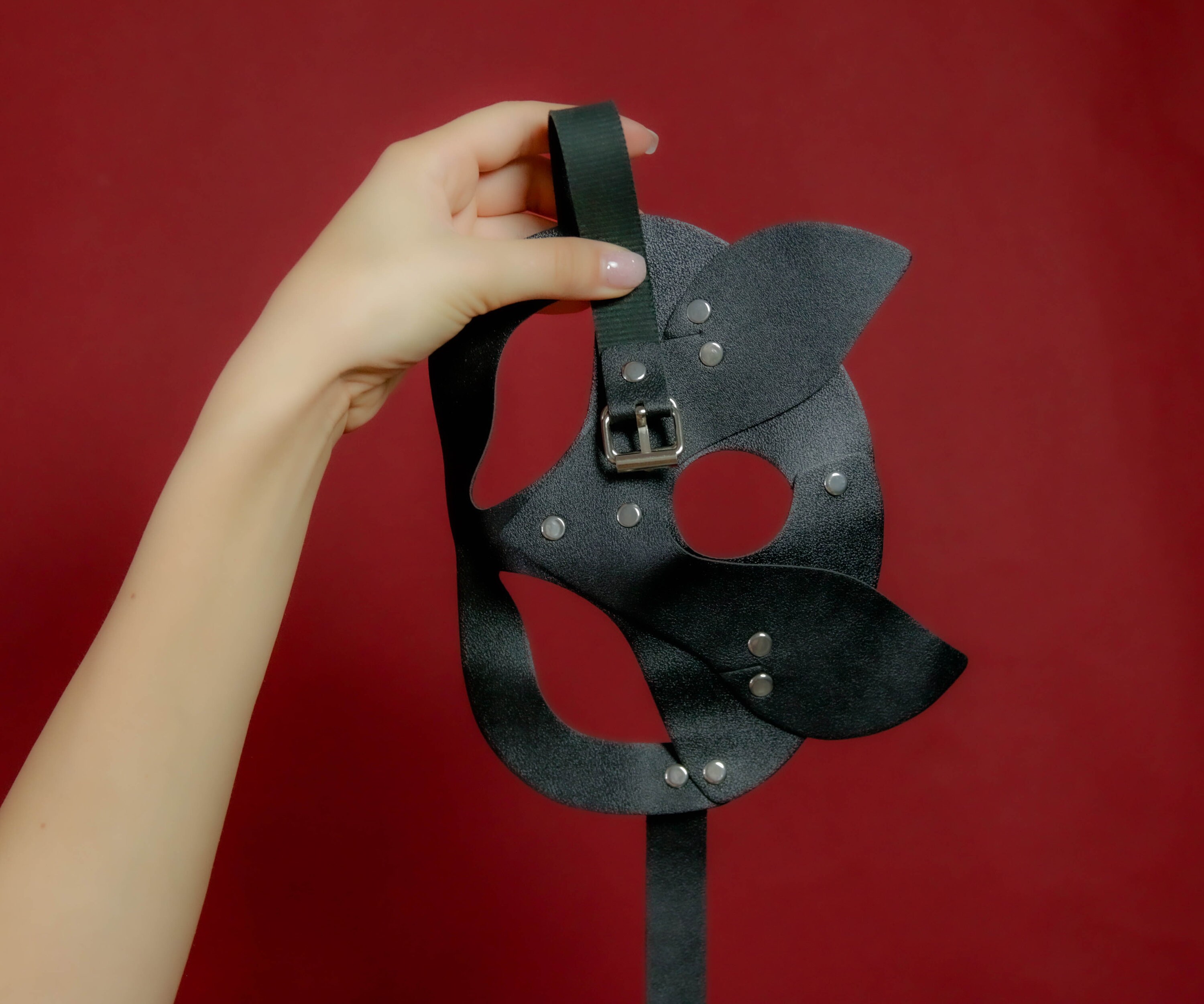 Catwoman Mask Leather Cat Mask Sex Face Mask Fetish Mask Etsy