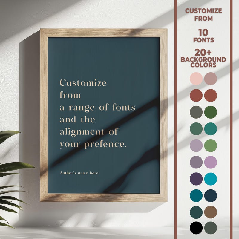 Custom Quote Frame - Etsy