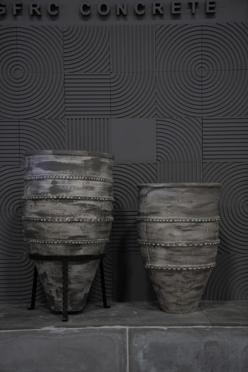 Handmade GFRC Concrete Planter, Large Indoor Outdoor Planter - Etsy
