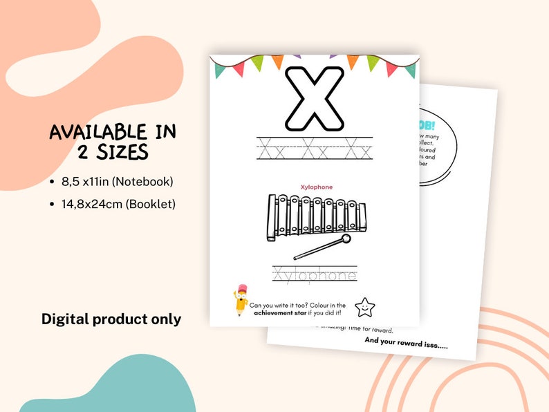 My ABC Coloring Book, Printable Alphabet Coloring Pages, ABC Trace ...