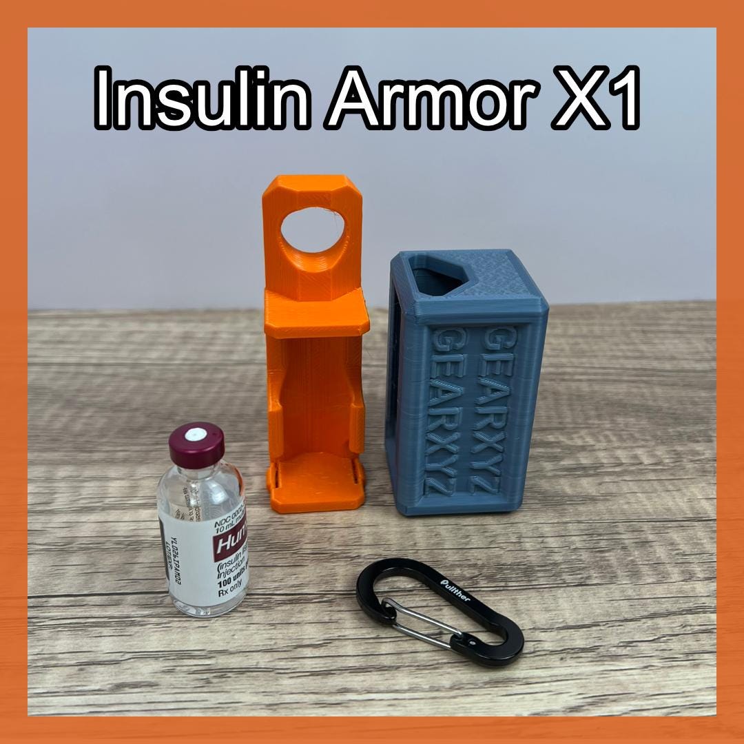 Insulin Vial Protective Case: 10ml Medicine Vial Storage - Impact ...