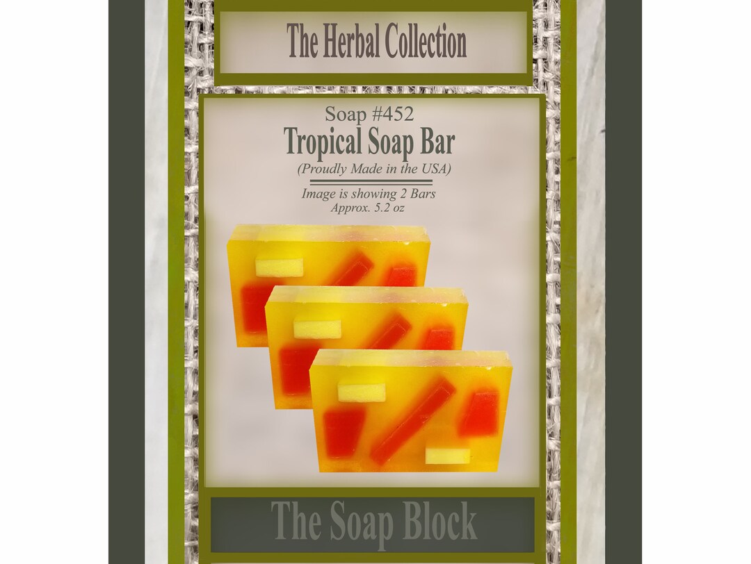 Pineapple Mango Soap Bar, Modern Artisan Handcrafted Soap Designs, Big ...