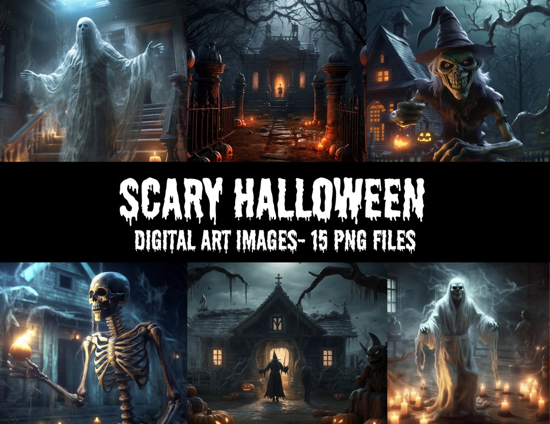 Halloween Scary Digital Art, Spooky Halloween Pictures, Halloween ...