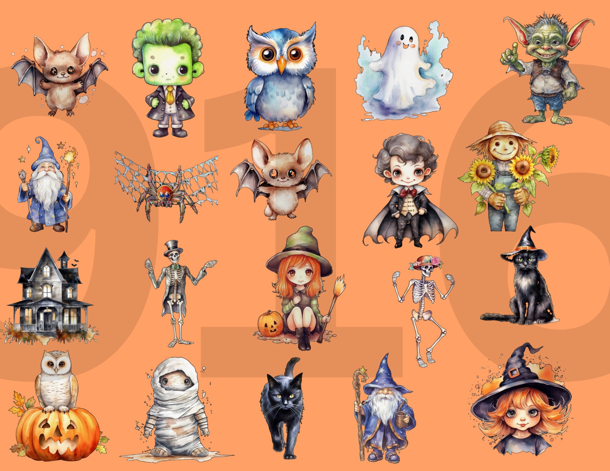 Halloween Clipart, Halloween Digital Images, Halloween Images ...