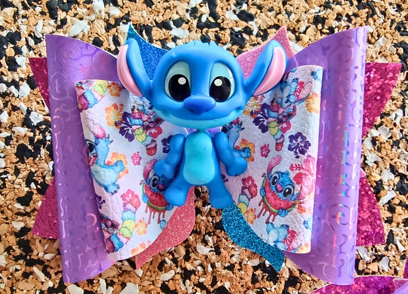 Experimento n.° 626 de Lilo y Stitch: lazo para el cabello grande de 5 ...