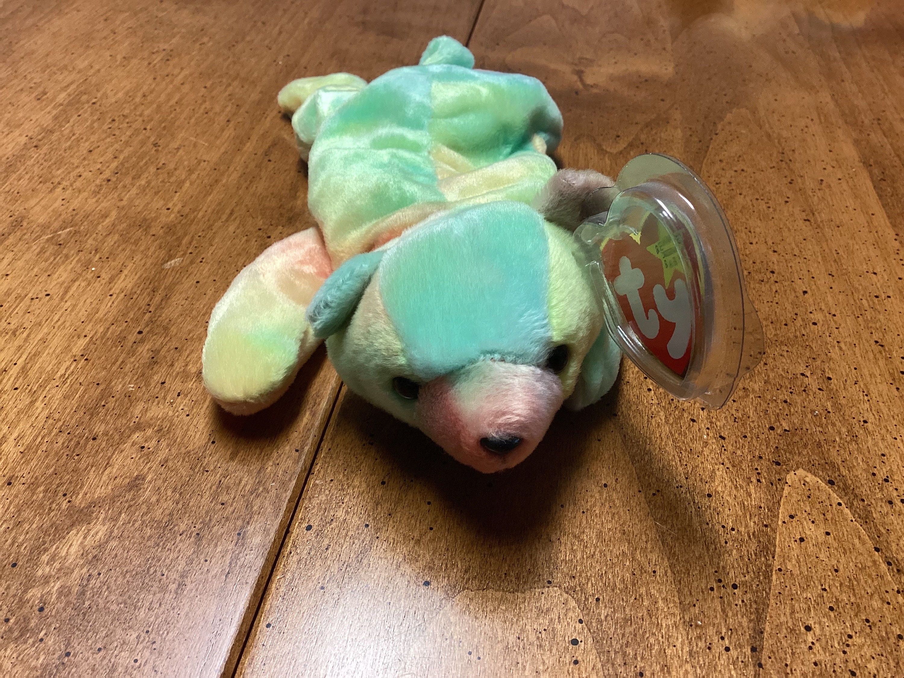 Ty Beanie Baby, Sammy the Tye Dye Bear - Etsy