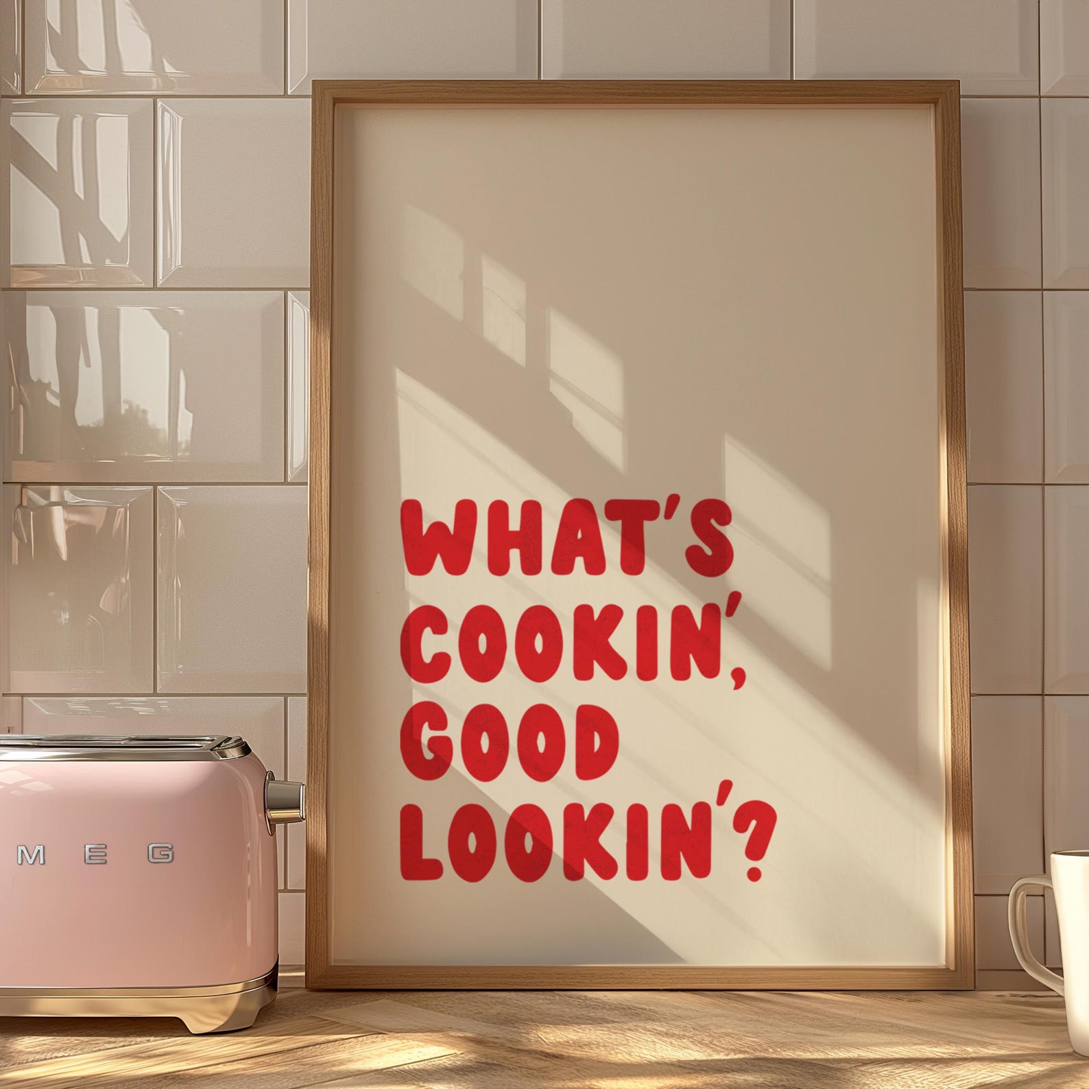 What's Cookin' Good Lookin'? - Kitchen Wall Art - Etsy