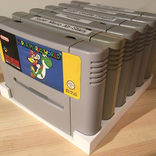 Super Nintendo Cartridge Holder - Etsy