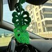 Monstera Lives Mirror Hanging for Car, Car Plant, Crochet Monstera Car ...