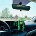 Monstera Lives Mirror Hanging for Car, Car Plant, Crochet Monstera Car ...