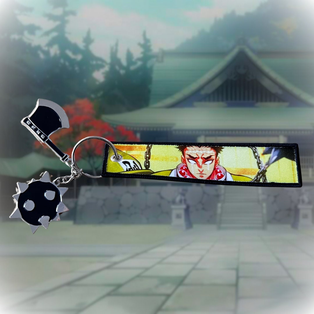 Slayer Gyomei Weapons Keychain Demon Anime Inspired Anime Manga Gift ...
