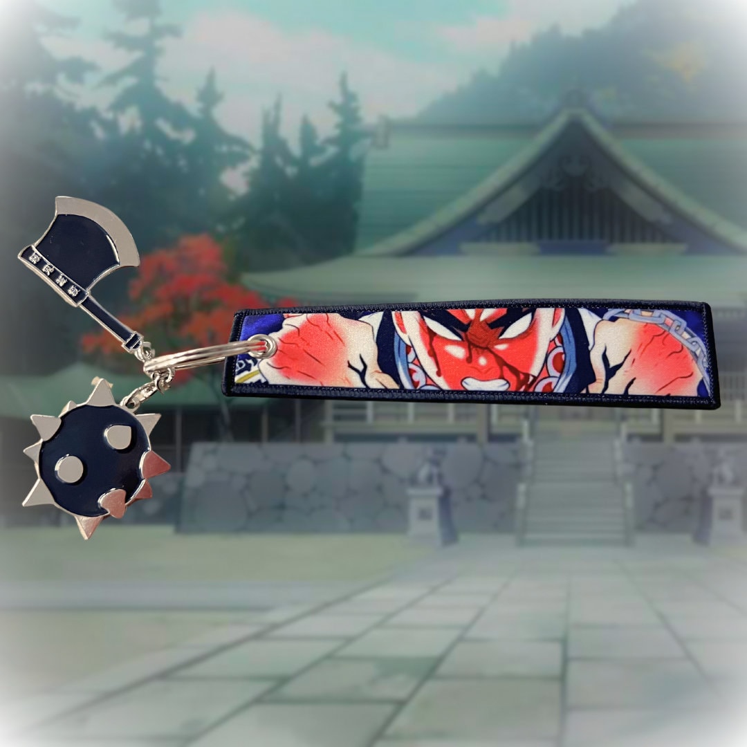 Slayer Gyomei Weapons Keychain Demon Anime Inspired Anime Manga Gift ...