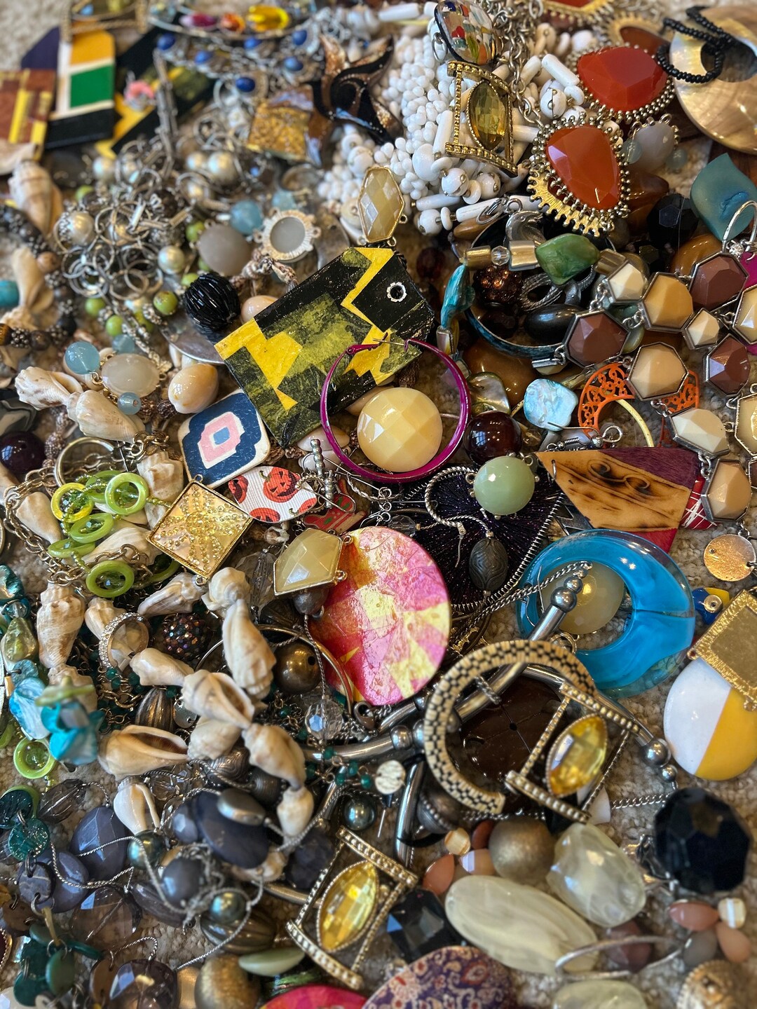 Over 3.5lbs of Bulk Crafting Jewelry Crafting Jewelry Lot Bulk Jewelry ...